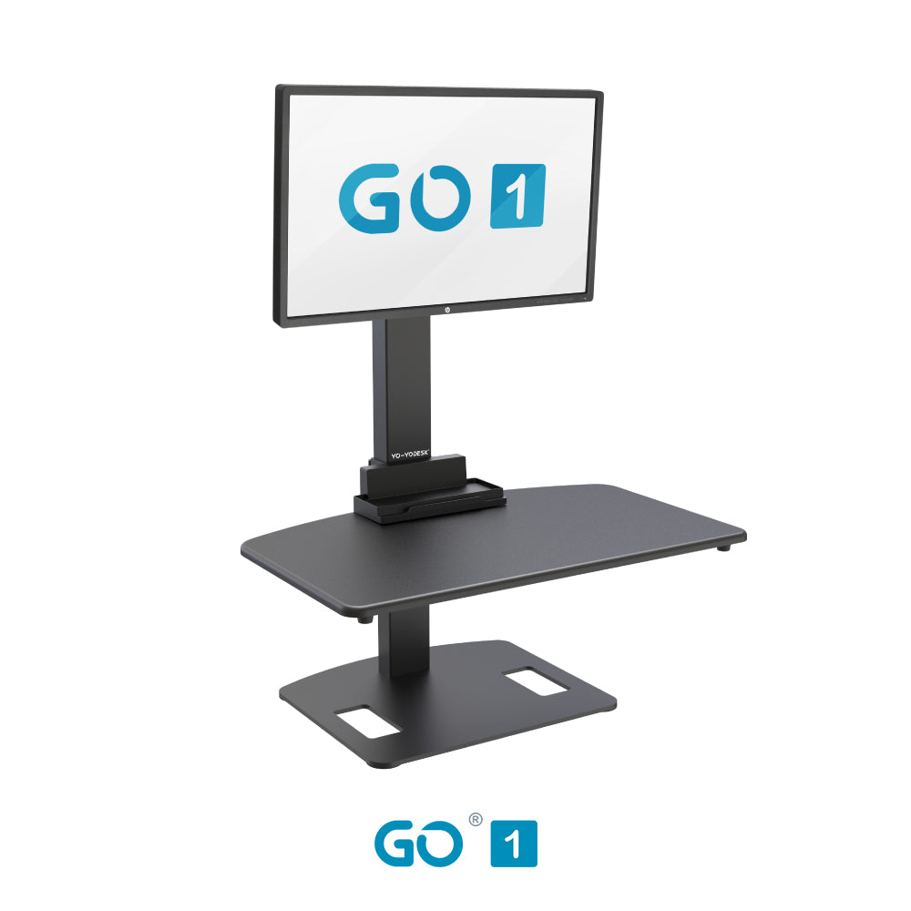 Yo-Yo DESK® GO 1 Sit Stand Desk | Ergonomic Design for Single Monitor ...