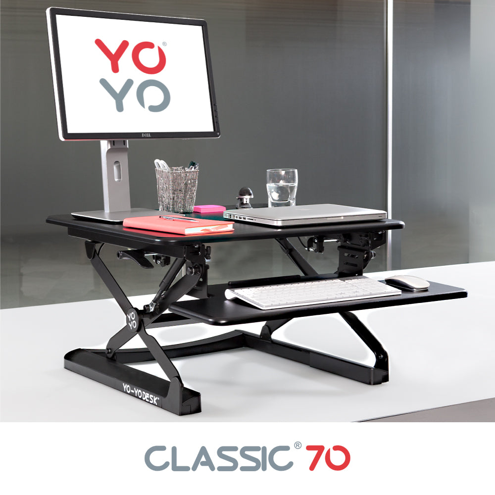 Yo-Yo DESK® 70 (formally MINI) Desk Riser | Standing Desk Converter ...