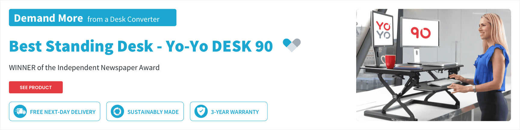 Yo-Yo DESK® - Award-winning Standing Desks