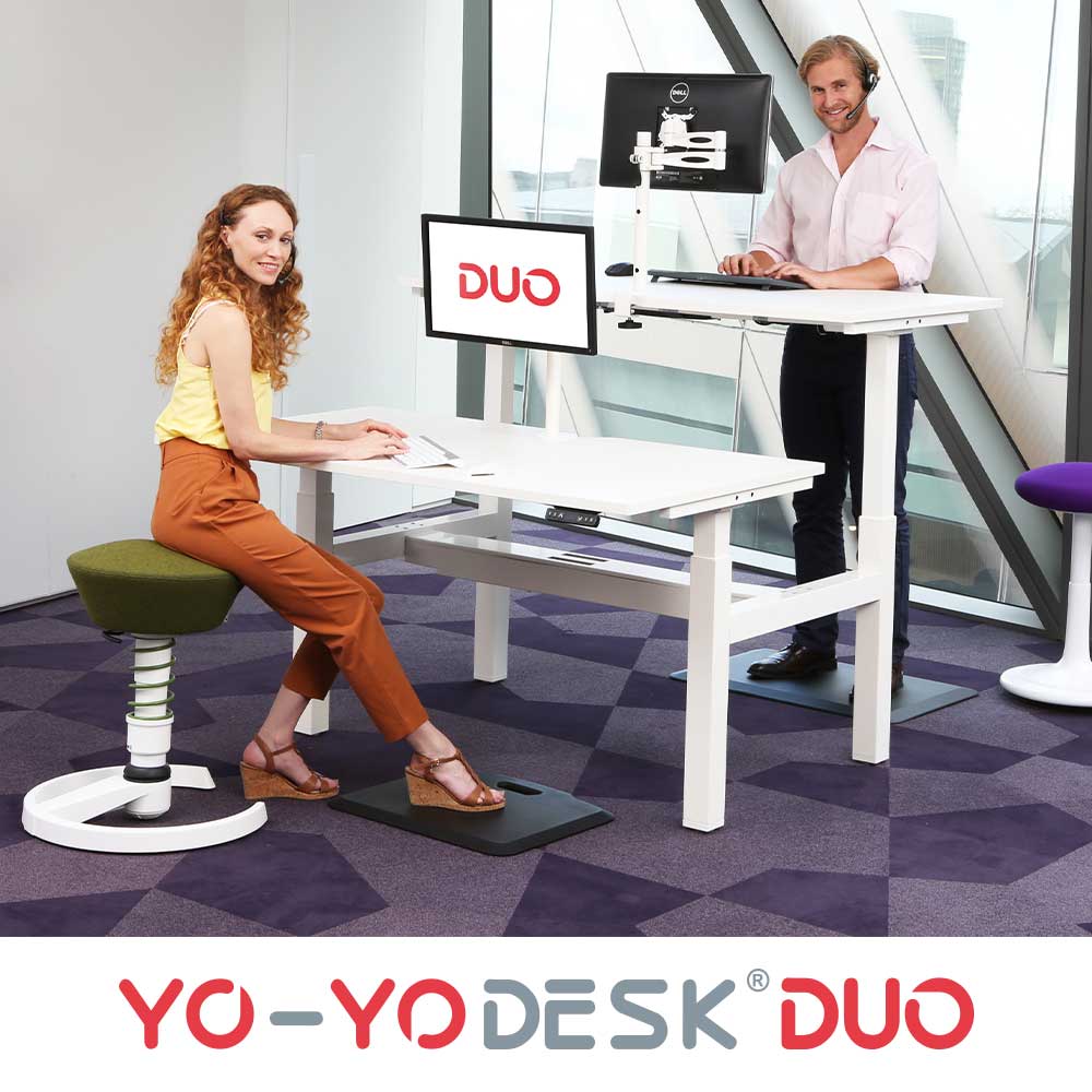 Yo-Yo DESK® DUO Dual Standing Desks | Electric Standing Desk | Free ...